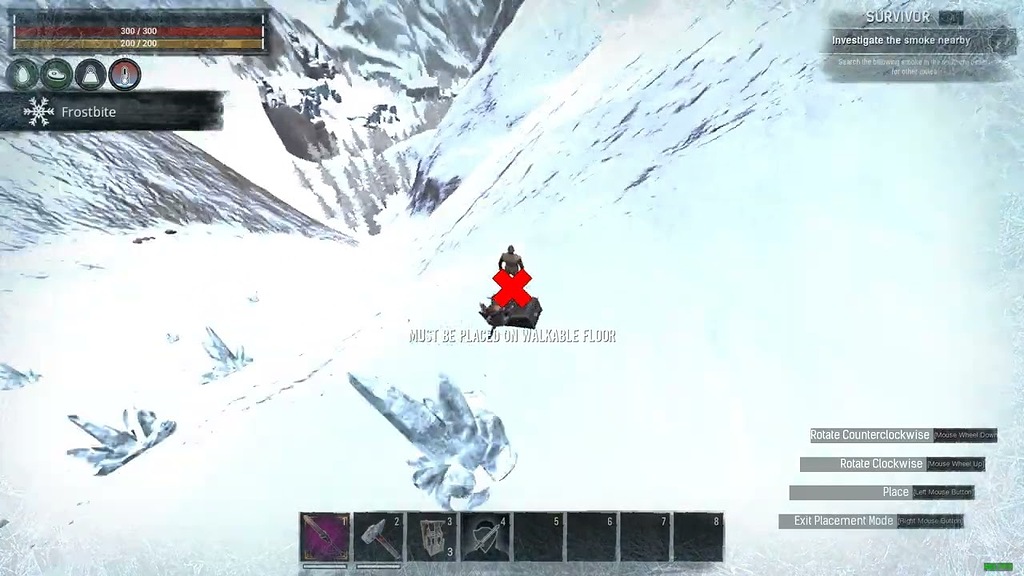 Must Be placed On Walkable Floor Bug - PC Bug Reports - Funcom Forums