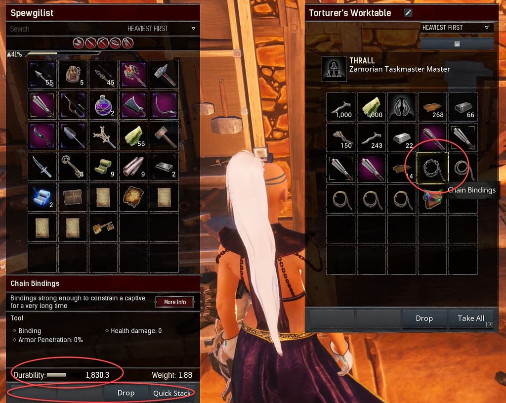 PUBLIC BETA - Cannot Repair Chain Bindings - Public Beta Client - Funcom Forums