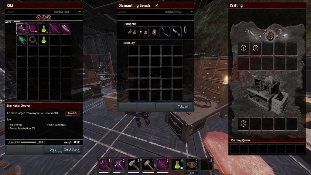 BETA - Dismantling bench stops working - Public Beta Client - Funcom Forums