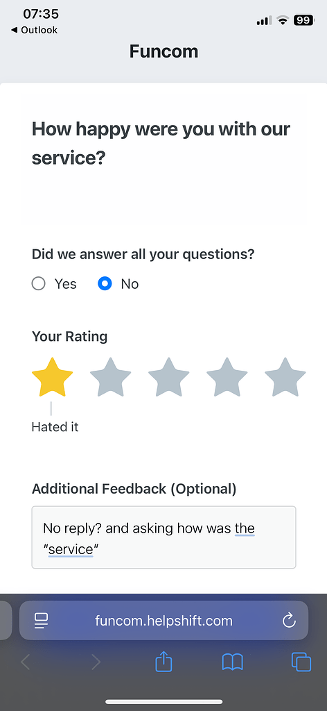 No reply to tickets? - Feedback - Funcom Forums