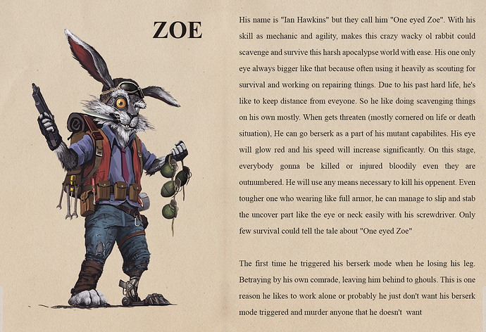 Mutant Farm Oc Characters