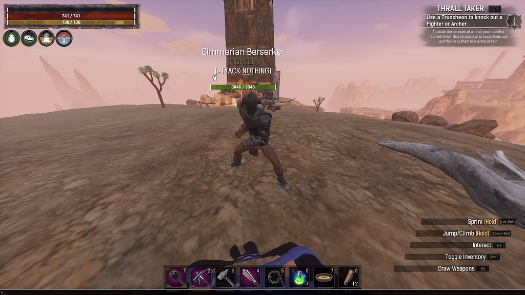 BETA - Invisible thrall weapons - Public Beta Client - Funcom Forums