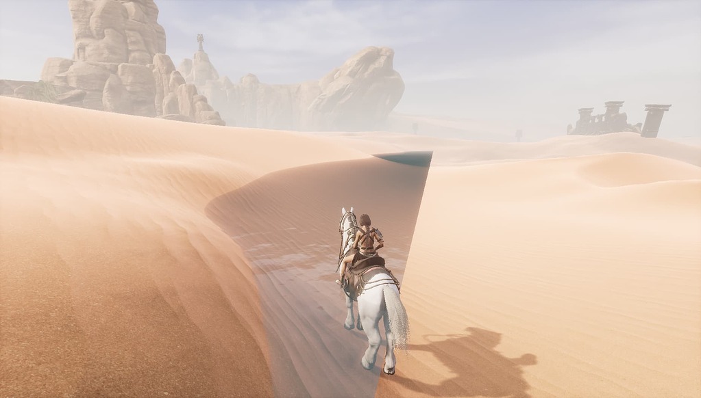 Water texture sticking out of the ground (EL map starting area) - PC Bug Reports - Funcom Forums