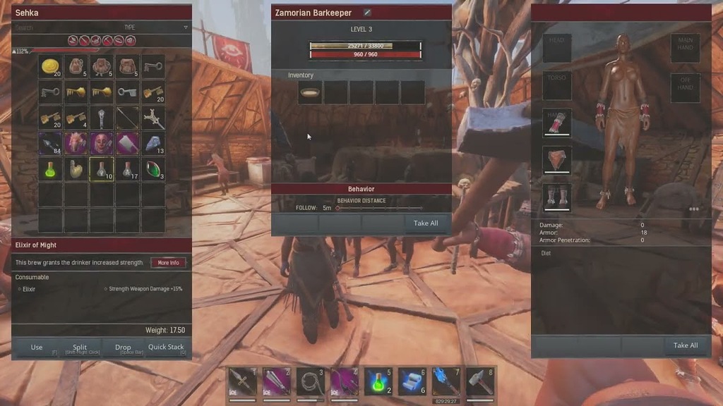 Food appears in thrall inventory and throws off your planned stats - PC Bug Reports - Funcom Forums