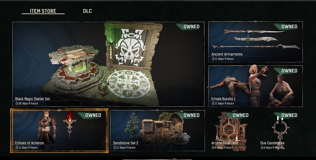 Unable to create & place any Bazaar items and Twitch drops - PC Bug Reports - Funcom Forums