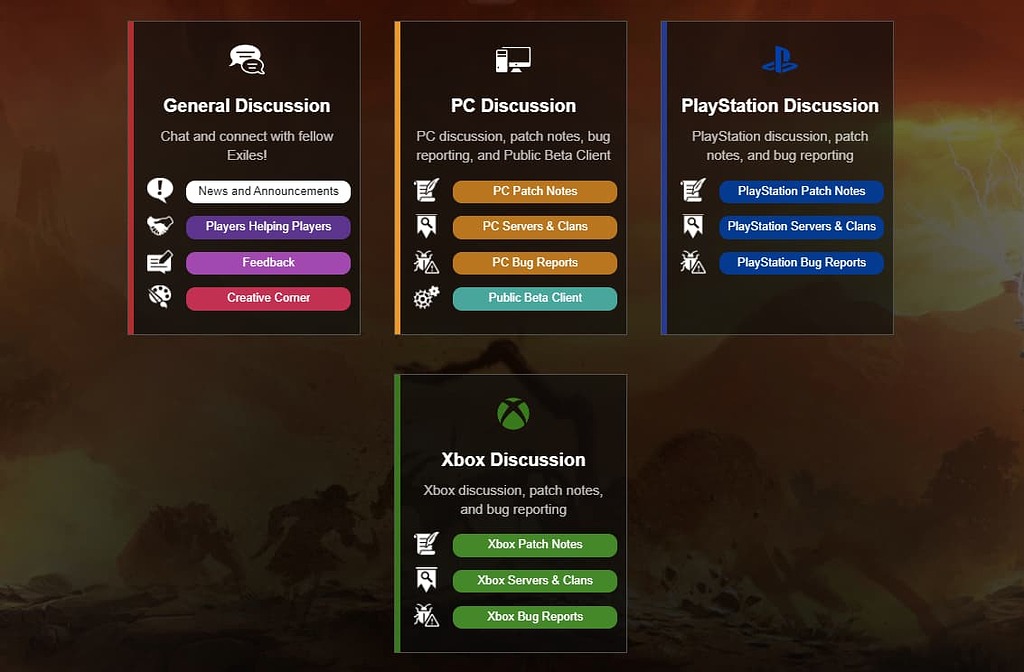 Forum layout broken - General Discussion - Funcom Forums