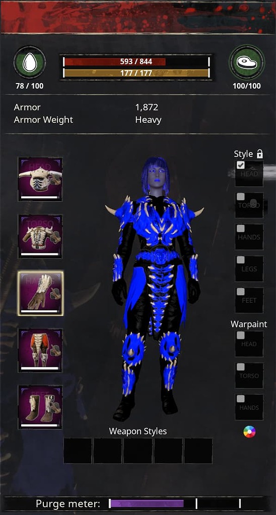 Bug: Heat and Cold Resistance Voidforged Dragon Armor - PC Bug Reports - Funcom Forums