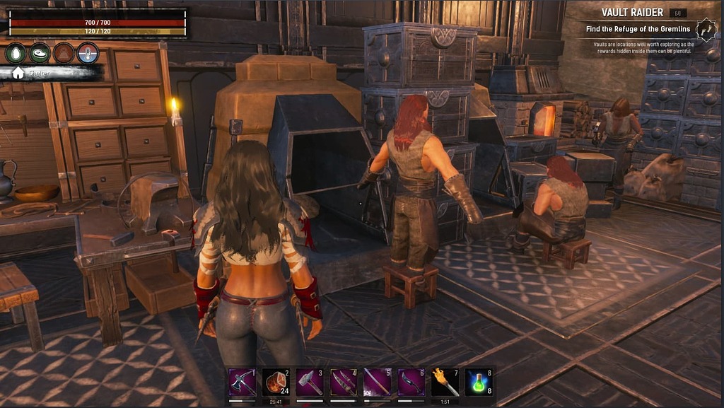 BUG: Bench thralls randomly T-pose - PC Bug Reports - Funcom Forums