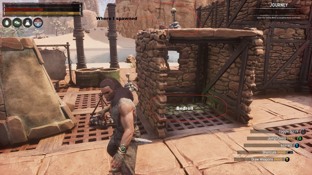 Player Spawning Above Bed or Bedroll, Landing on Roof Bug - Public Beta Client - Funcom Forums
