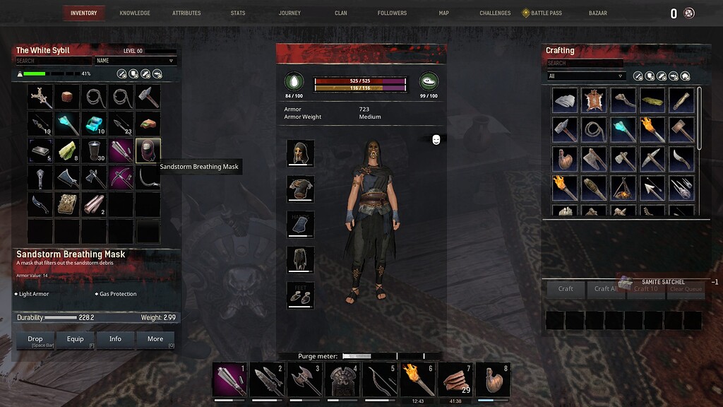 Exiled Lands: Samite Satchel Pack bug - PC Bug Reports - Funcom Forums