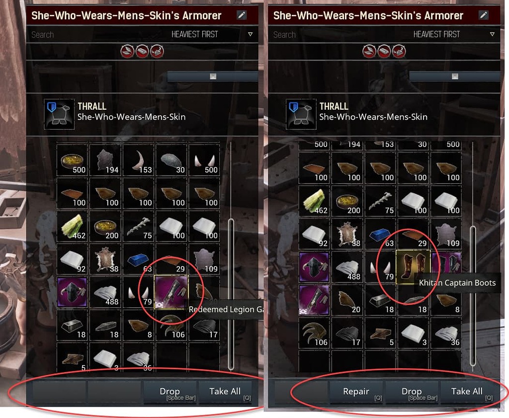 Can't Repair Crafted Epic Armor - PC Bug Reports - Funcom Forums