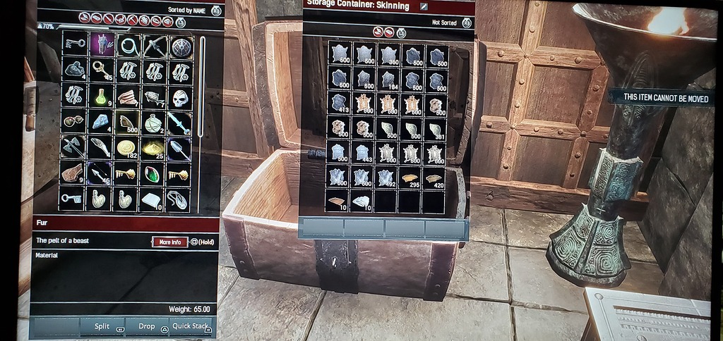 Polite Reminder - Storage Container: Skinning - PlayStation Bug Reports - Funcom Forums