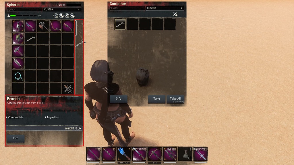 Inventory and disappearing items - PC Bug Reports - Funcom Forums