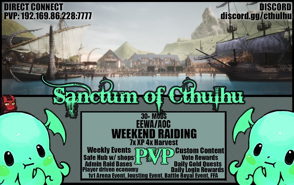 Sanctum of Cthulhu PVP AOC/EEWA/300 - NEW Modded PVP Server! 7xXP 4xH ...