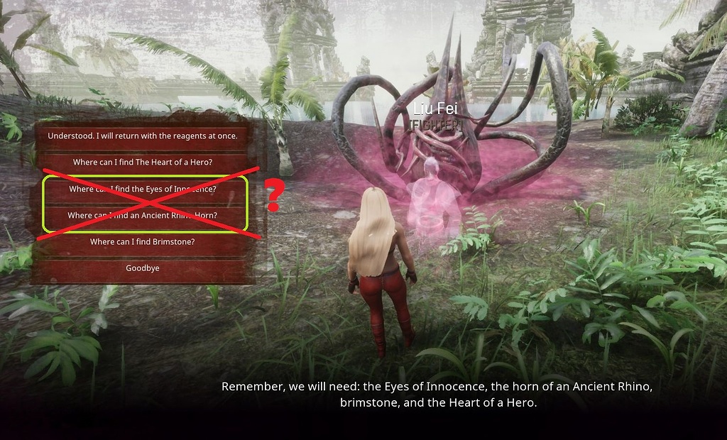 It is impossible to collect the Eyes of Innocence and the Horn of an Ancient Rhino for Liu Fei's ...