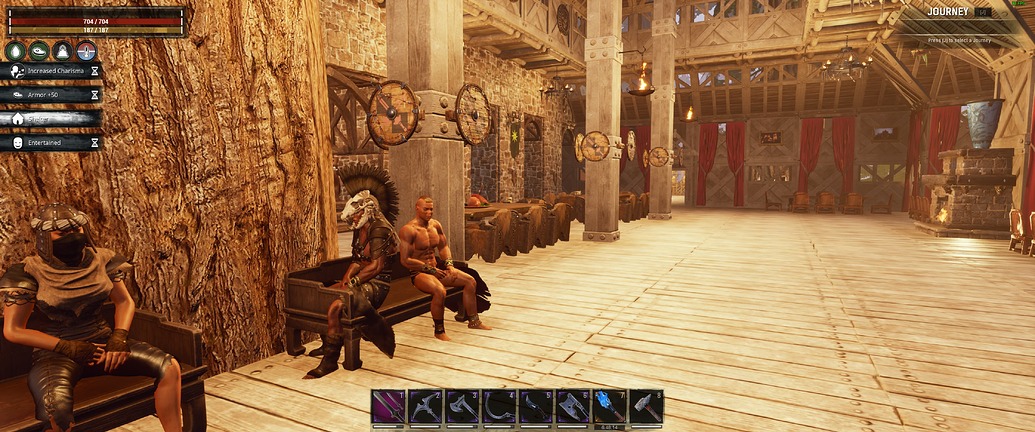 Tavern Patrons sitting sideways on chairs and benches - PC Bug Reports - Funcom Forums