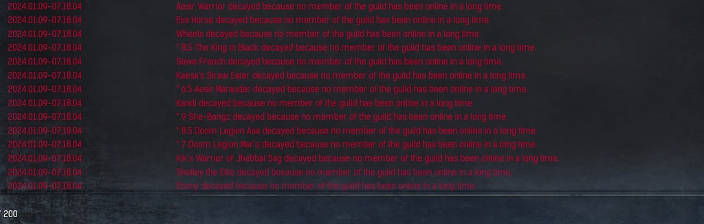 (URGENT BUG .GAME BREAKING) SIptah: all of our followers in official server 6157 , decayed ...