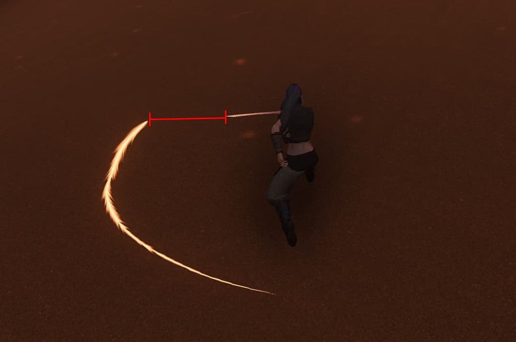 Sword Dash Attack Trail Visual Disconnect - PC Bug Reports - Funcom Forums