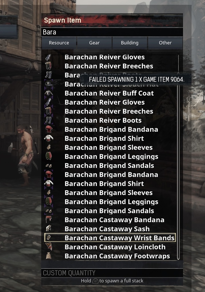 Missing Barachan castaway outfit pieces - PlayStation Bug Reports - Funcom Forums
