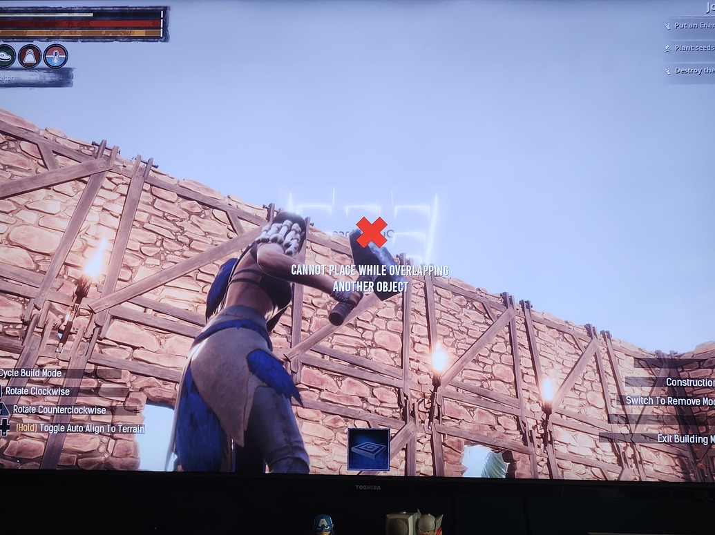 Unable to build ceiling or stairs - Xbox Bug Reports - Funcom Forums