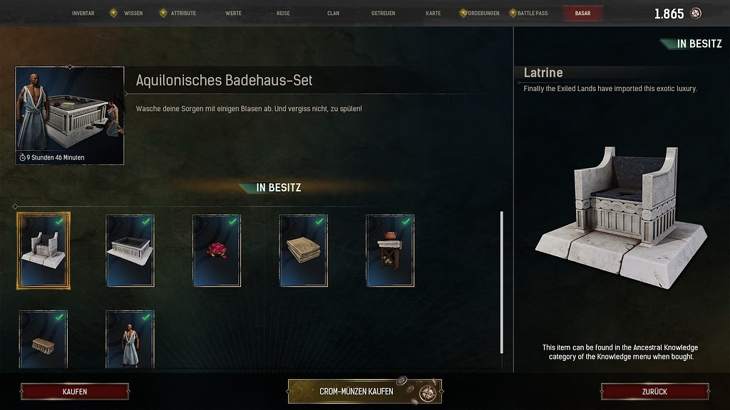 Latrine is missing - PC Bug Reports - Funcom Forums