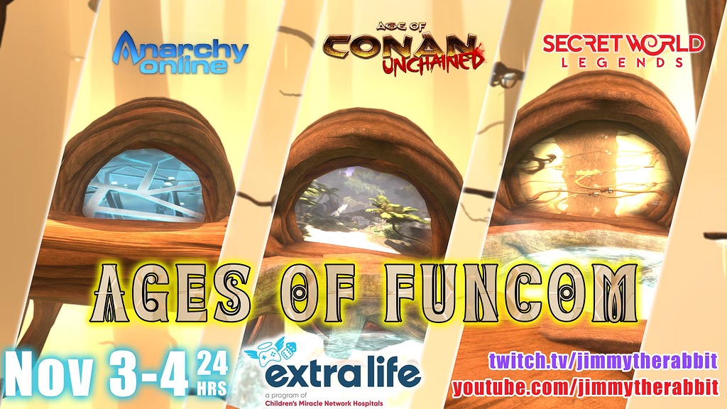 Ages of Funcom Extra Life 24 hour marathon Nov 3-4! - Community Corner - Funcom Forums