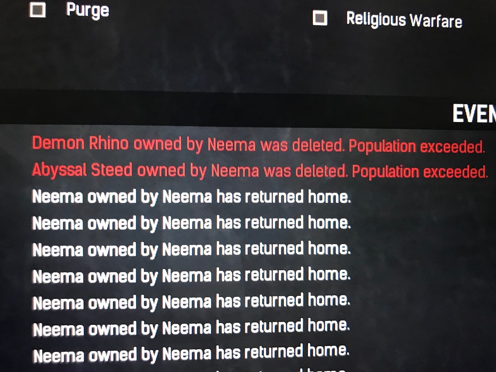 Summons mounts killed by Thralls - PC Bug Reports - Funcom Forums