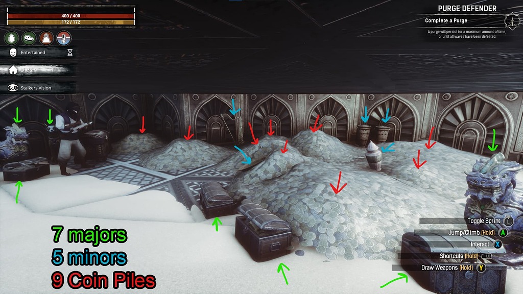 Treasure (the not-disappeared stuff) is not counting in the Treasure Coffer ledger - PC Bug ...