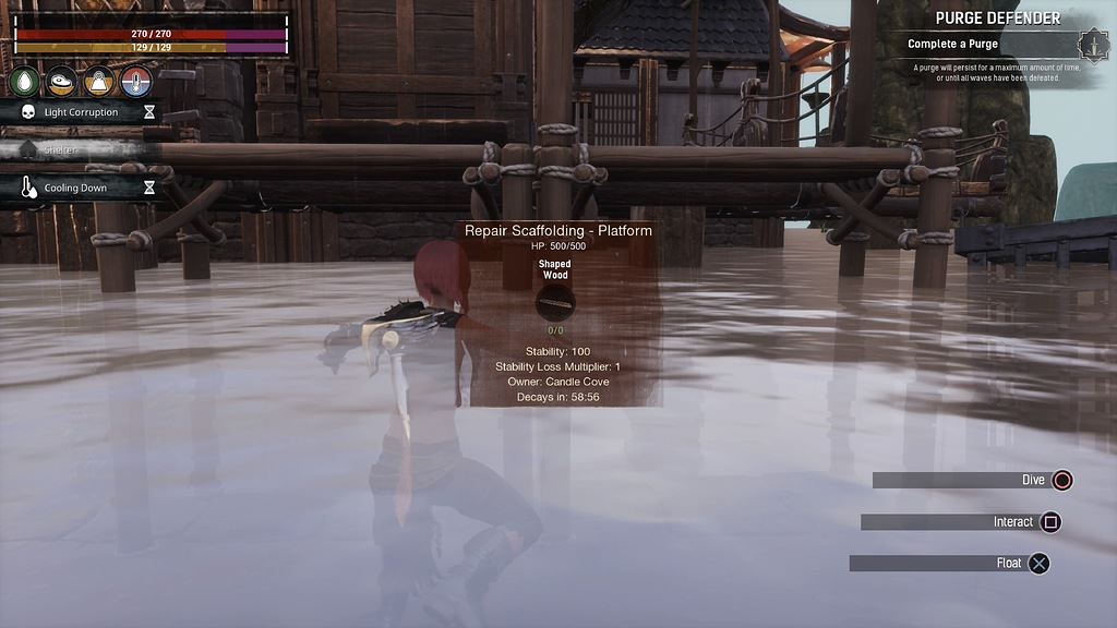 Decay timer for scaffolding will NOT increase - PlayStation Bug Reports - Funcom Forums