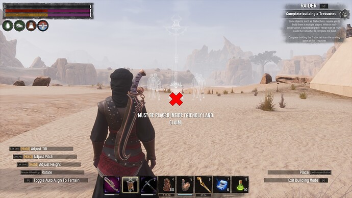 Mercenary banner cannot be placed - PC Bug Reports - Funcom Forums