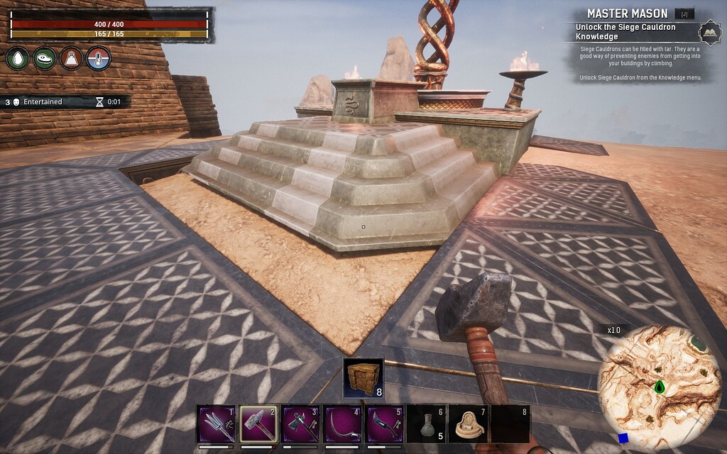 Can't place Foundation under existing T3 altar (Wedge Foundations work) - Players Helping ...
