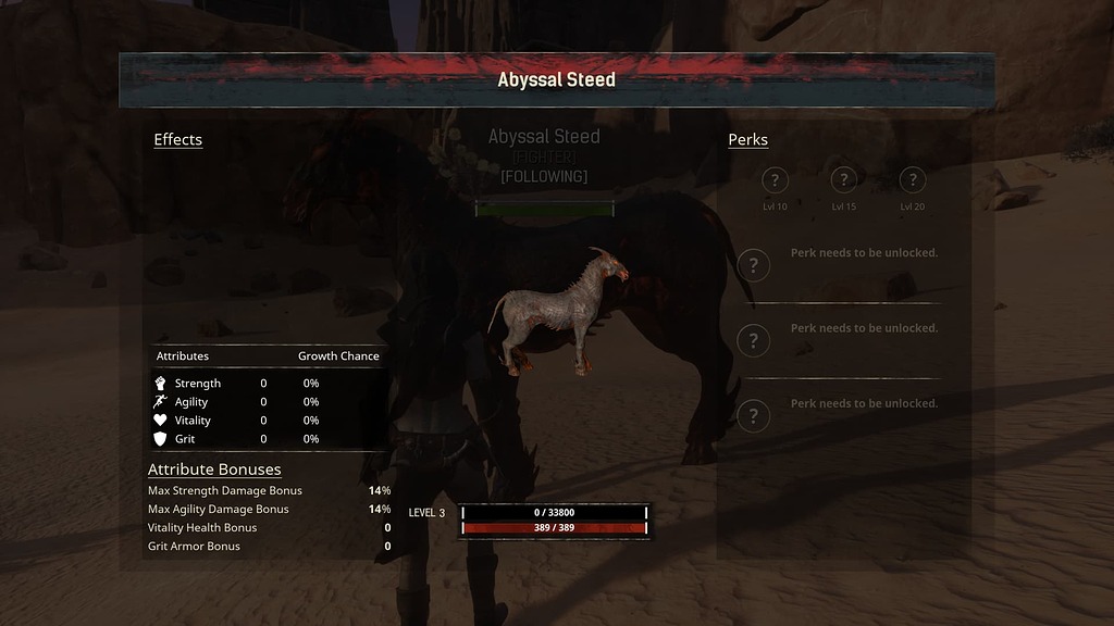 Abyssal steed bug - Public Beta Client - Funcom Forums