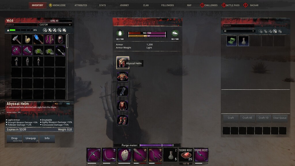 Abyssal Armor's damage bar - Public Beta Client - Funcom Forums