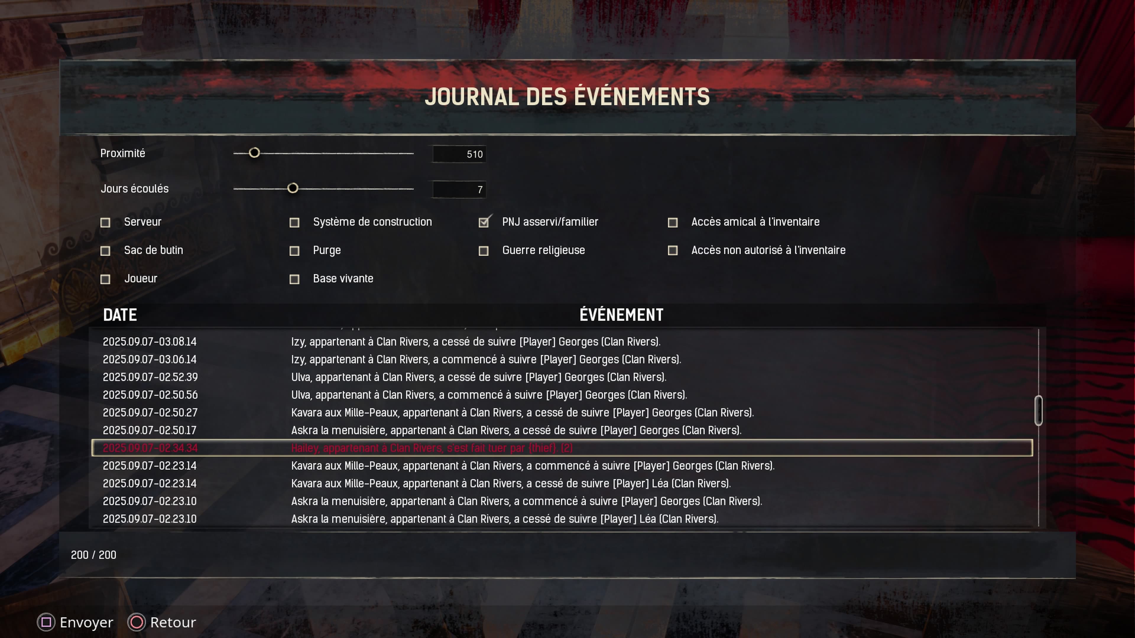 Thrall killed by “thief (2)” in in my base in my private server locked ...