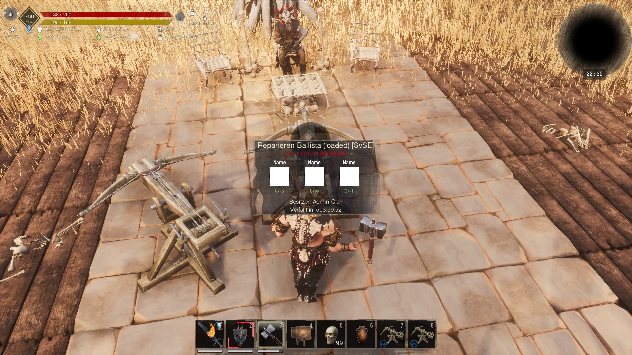 Placeable (information) not loaded correctly - PC Bug Reports - Funcom Forums
