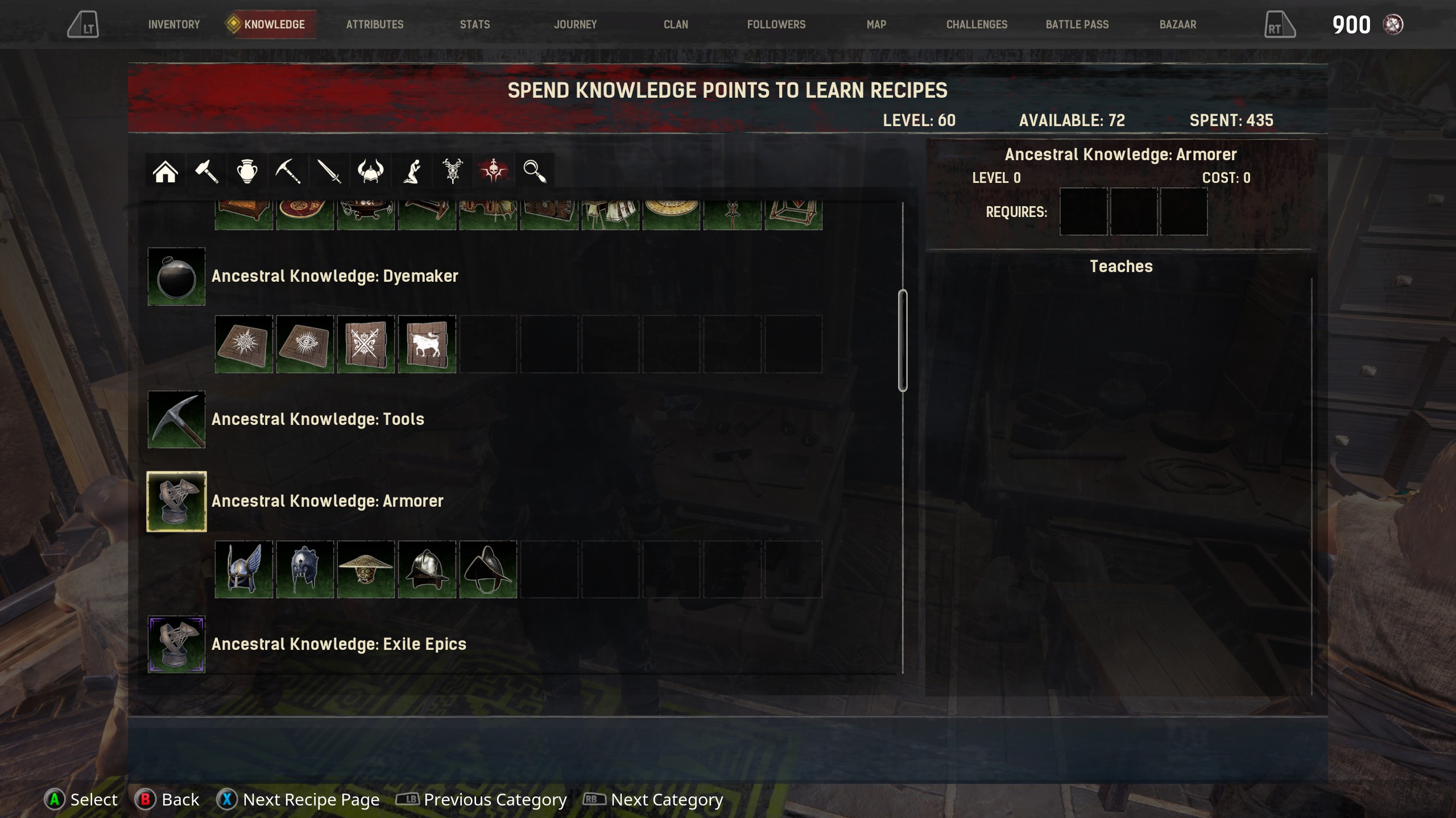 Bazarr armors Not showing up in bench - PC Bug Reports - Funcom Forums