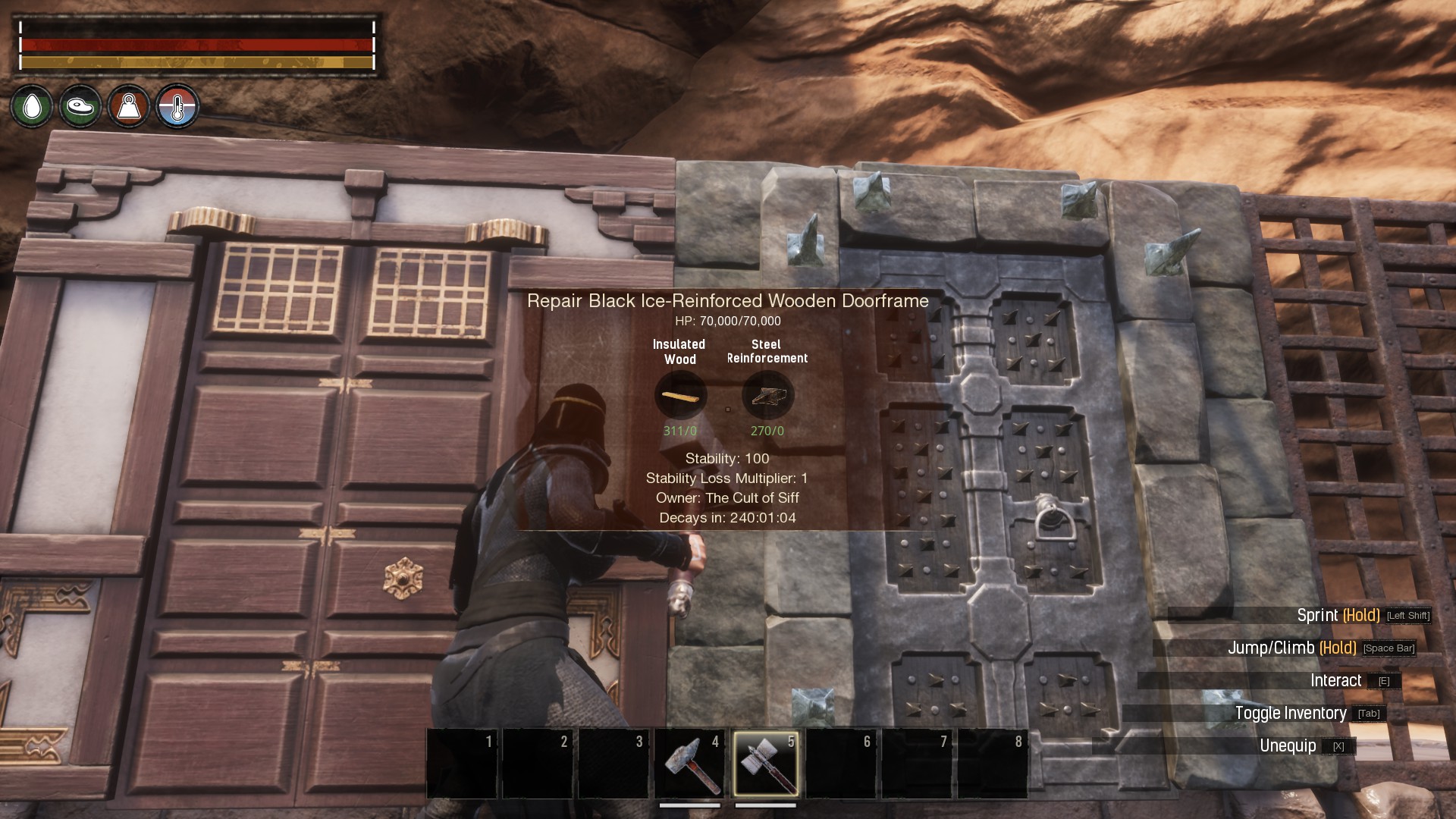 Bug report, baazar, forlorn crypt iron doorframe - PC Bug Reports - Funcom Forums