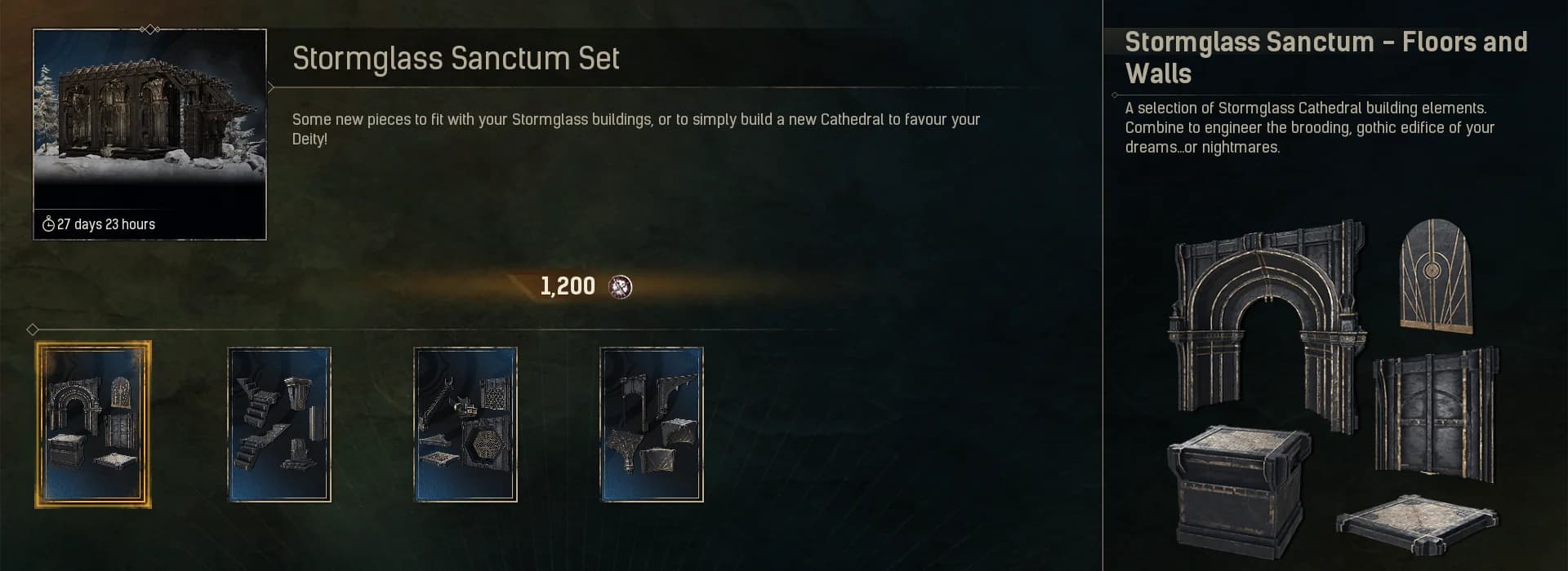Stormglass Sanctum Set Question - Players Helping Players - Funcom Forums