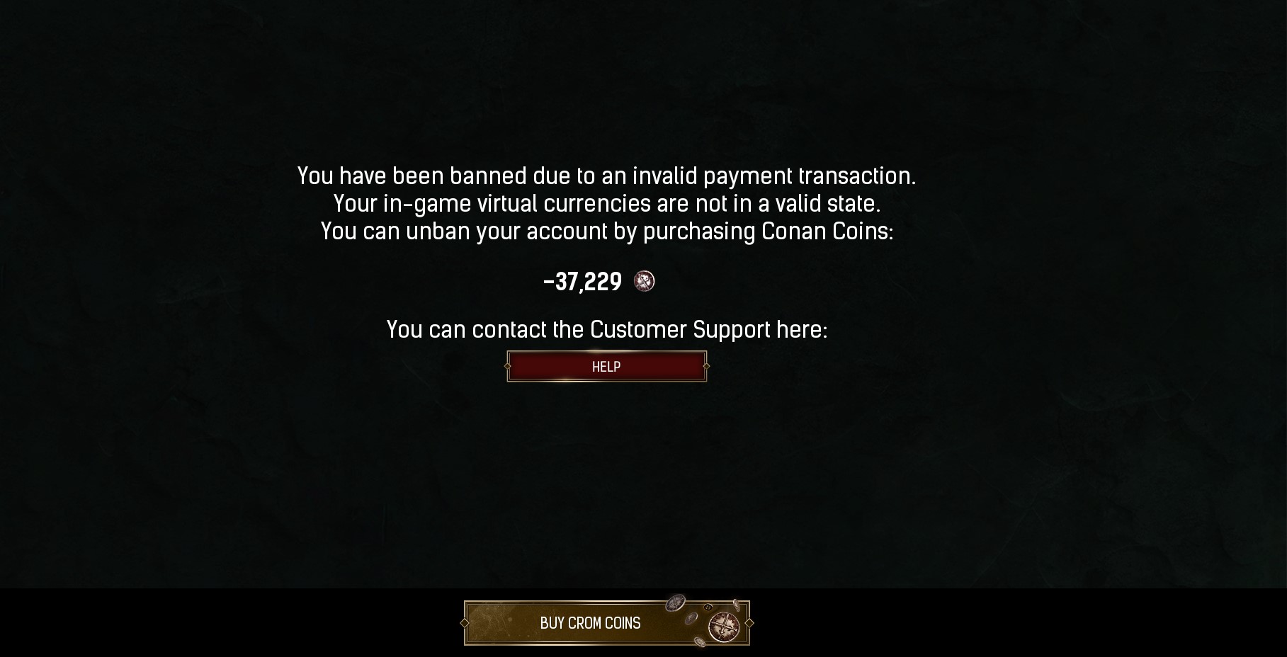 Lots of players seemingly banned for incorrect crom coin balance - Page 32 - General Discussion ...