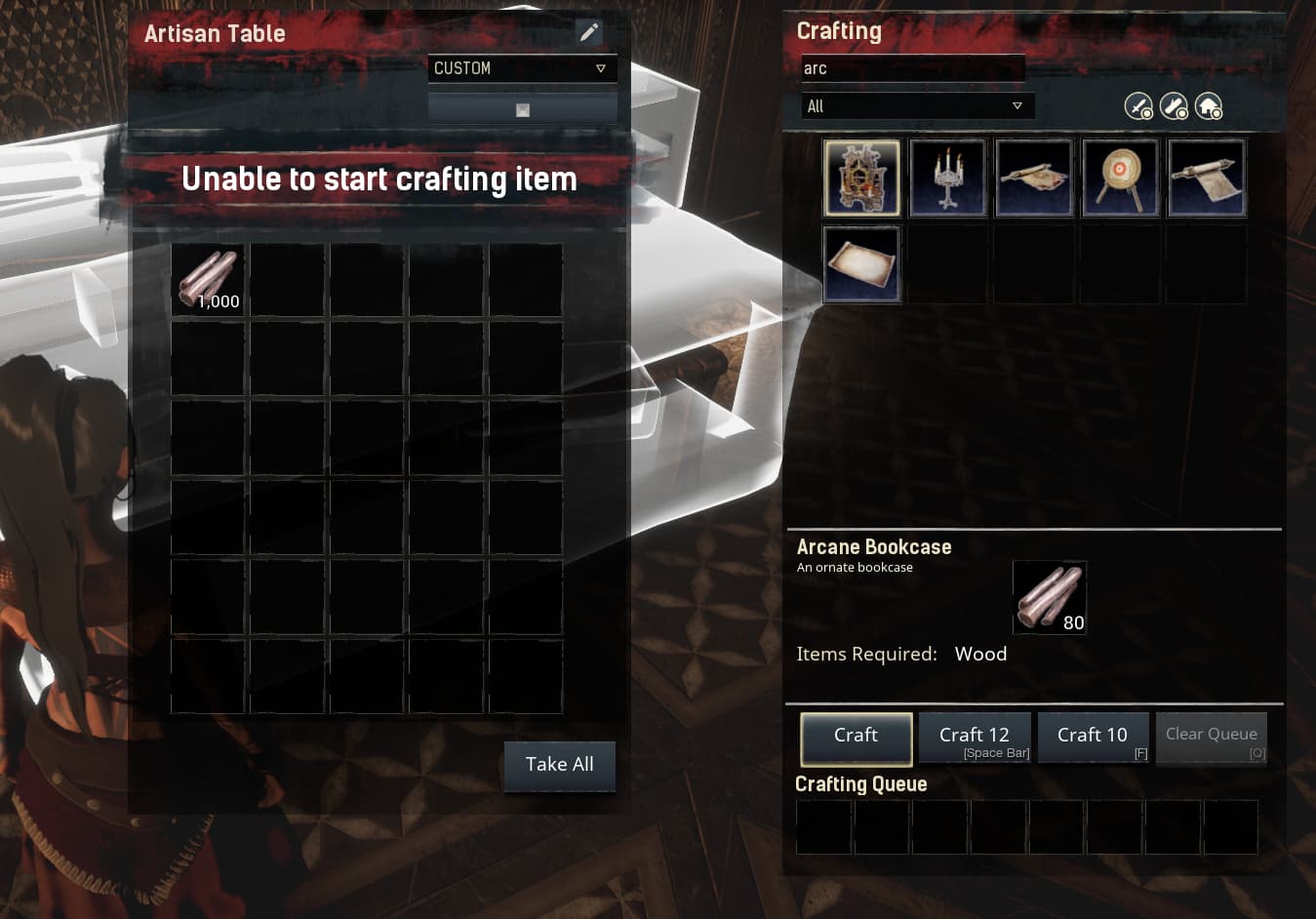 Unable to create & place any Bazaar items and Twitch drops - PC Bug Reports - Funcom Forums