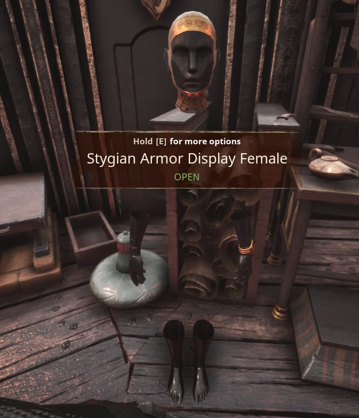 Stygian Armor Display Models still missing textures / half-invisible... ever going to fix this ...