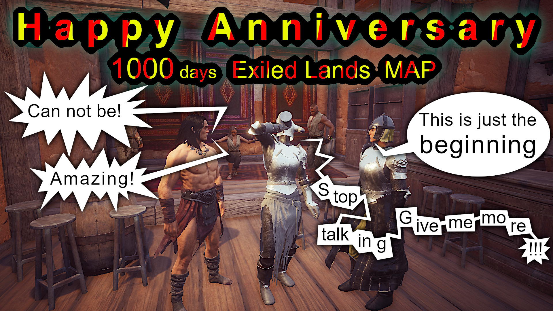 Happy Anniversary 1000 days of Exiled Lands MAP! - General Discussion ...