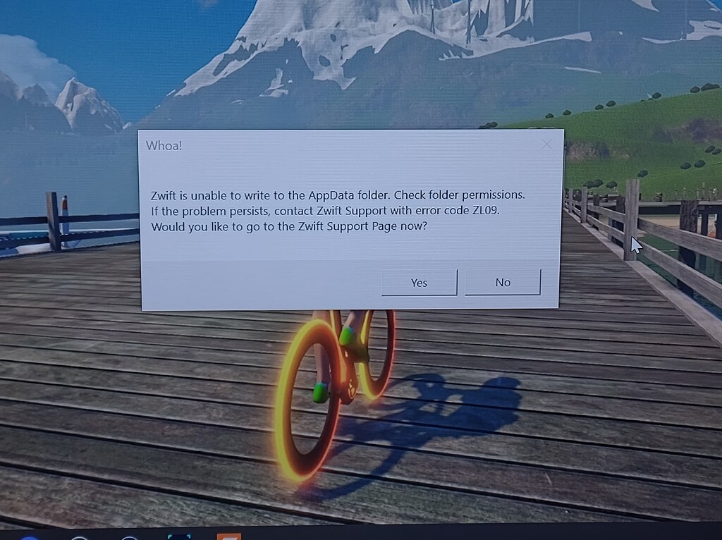 Zwift unresponsive, error code ZL09 [Februrary 2024] [1.59] - Bugs and Support - Zwift Forums