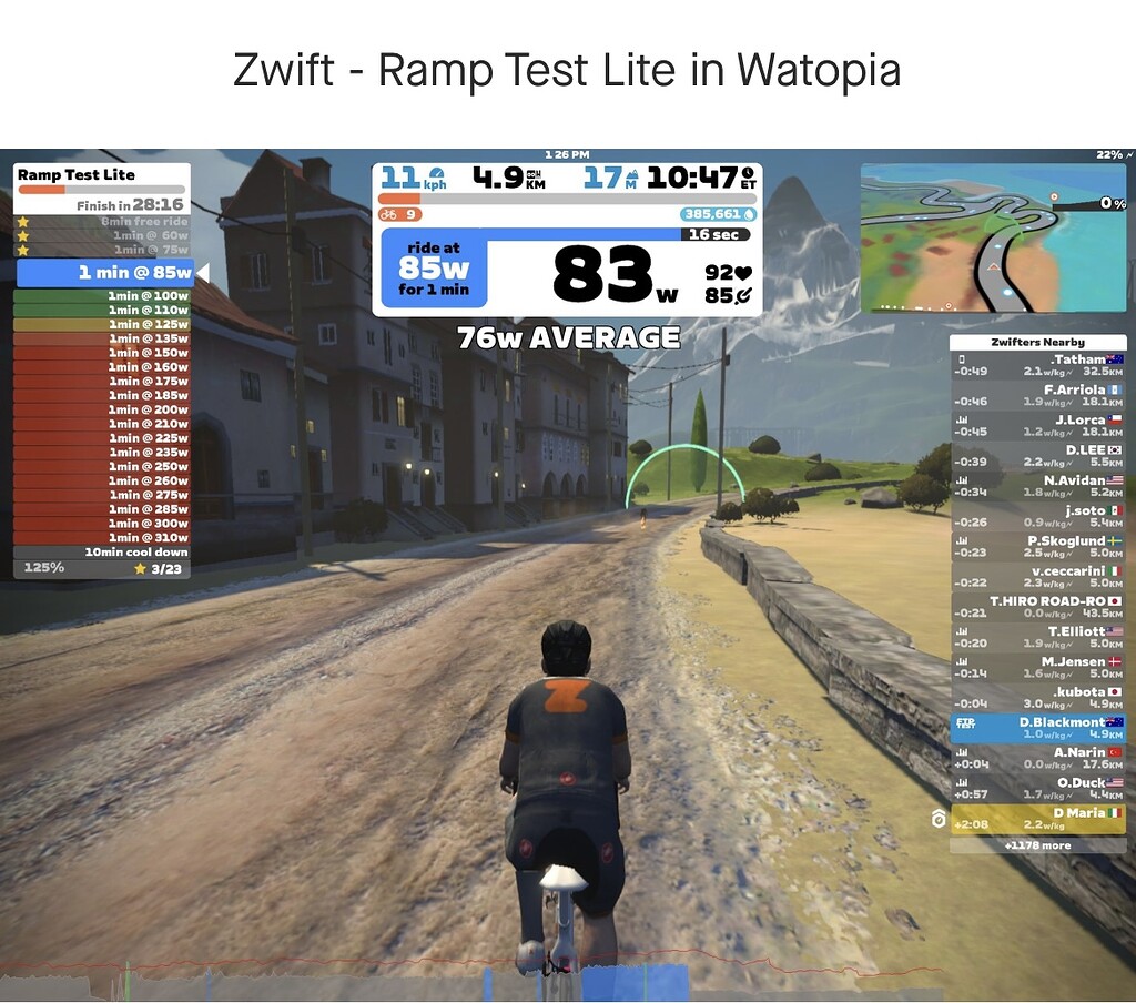 Ramp test help - General Discussion - Zwift Forums