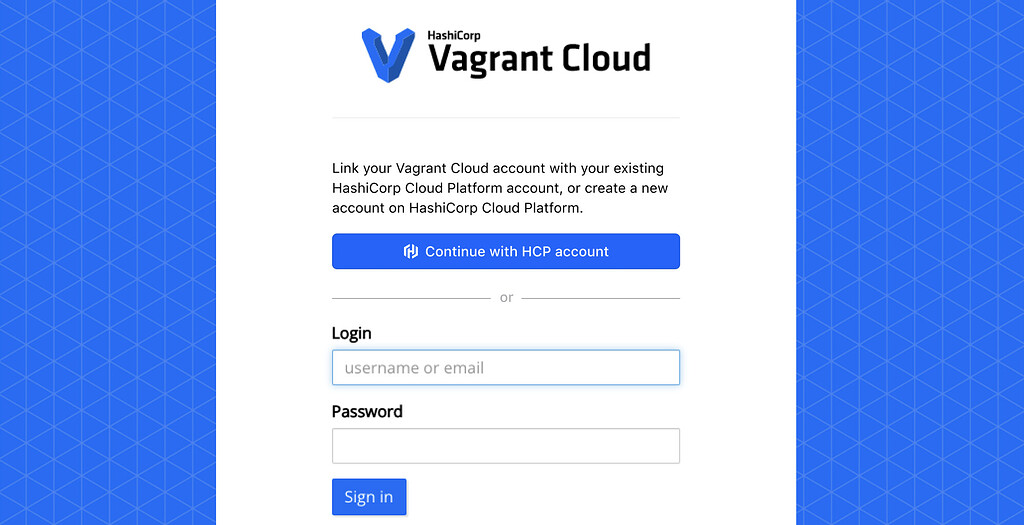 Adding HCP Login for Vagrant Cloud - Vagrant - HashiCorp Discuss