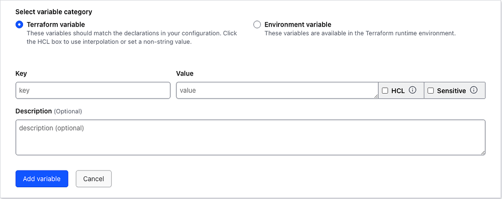 How to use variables.tf values in Terraform cloud? - HCP Terraform - HashiCorp Discuss