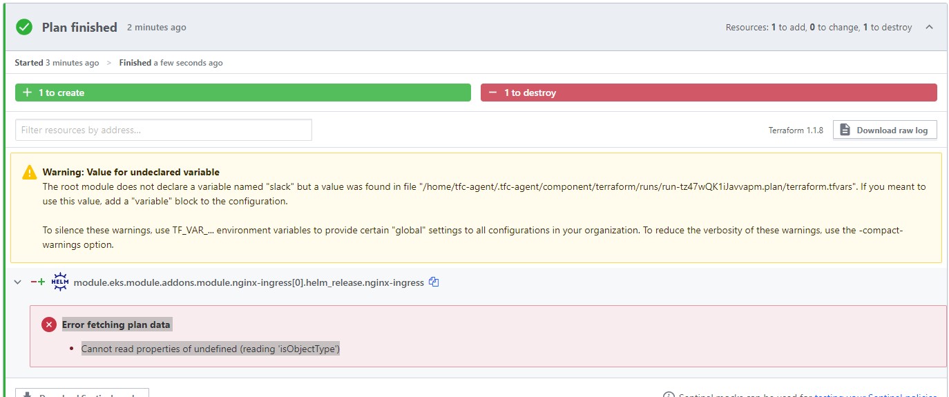 Error In Terraform Cloud Ui Terraform Hashicorp Discuss