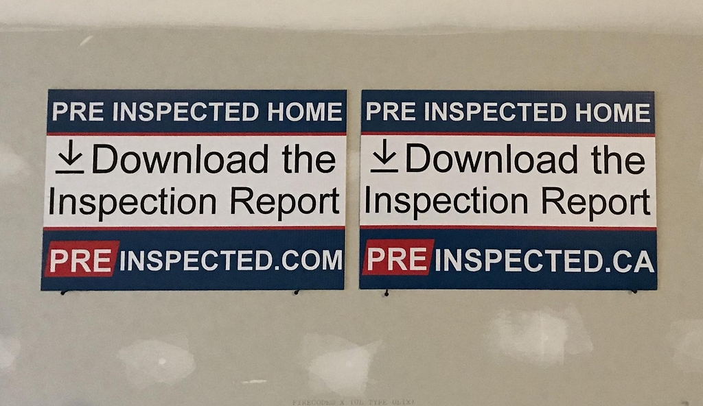 Free PreInspected.com lawn signs - Seller Inspections & MoveInCertified ...
