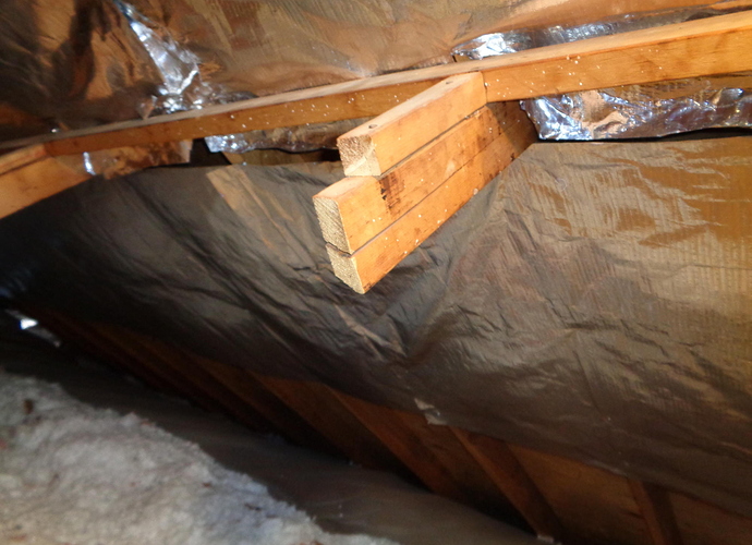Attic inspection purlin brace question - Roofing Inspections ...