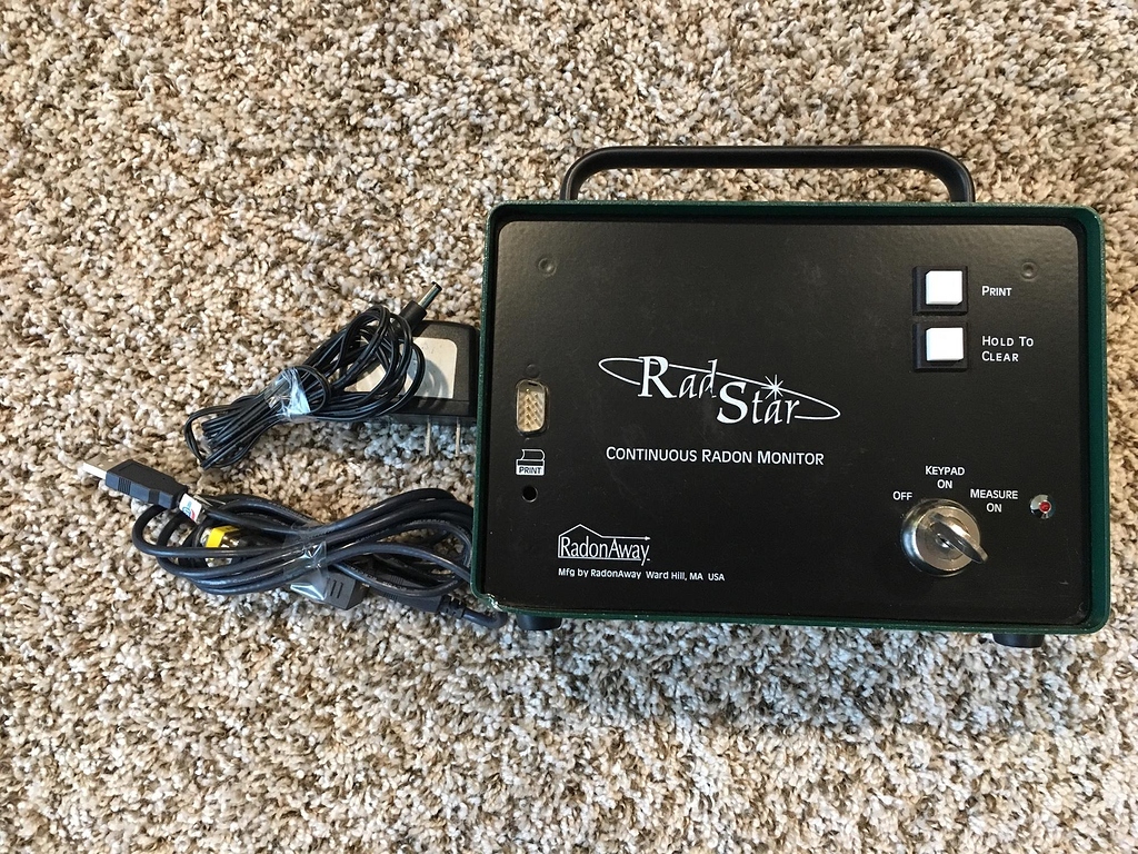 RadStar Radon Monitor For Sale - Classified Ads - InterNACHI®️ Forum